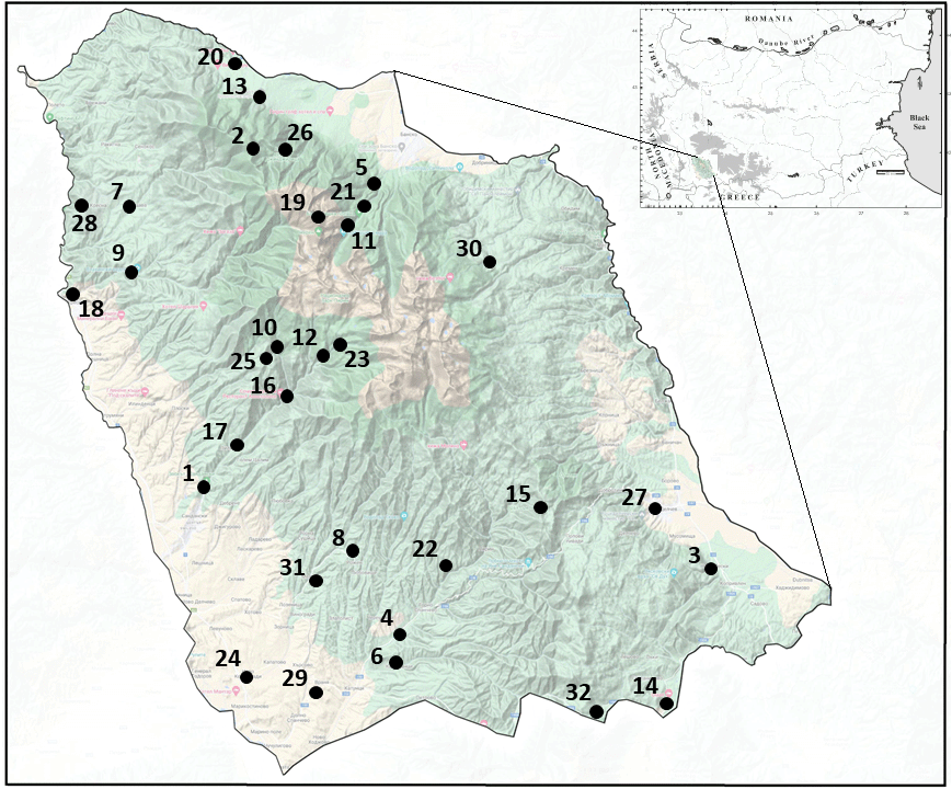 A checklist and areography of the longhorn beetles (Coleoptera ...